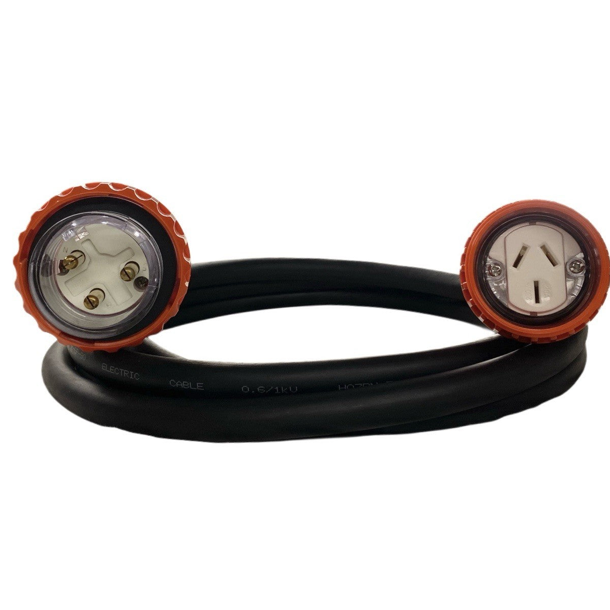 Adapter 20 Amp 3 Pin Round to 20 Amp 3 pin Flat Single Phase Extension ...