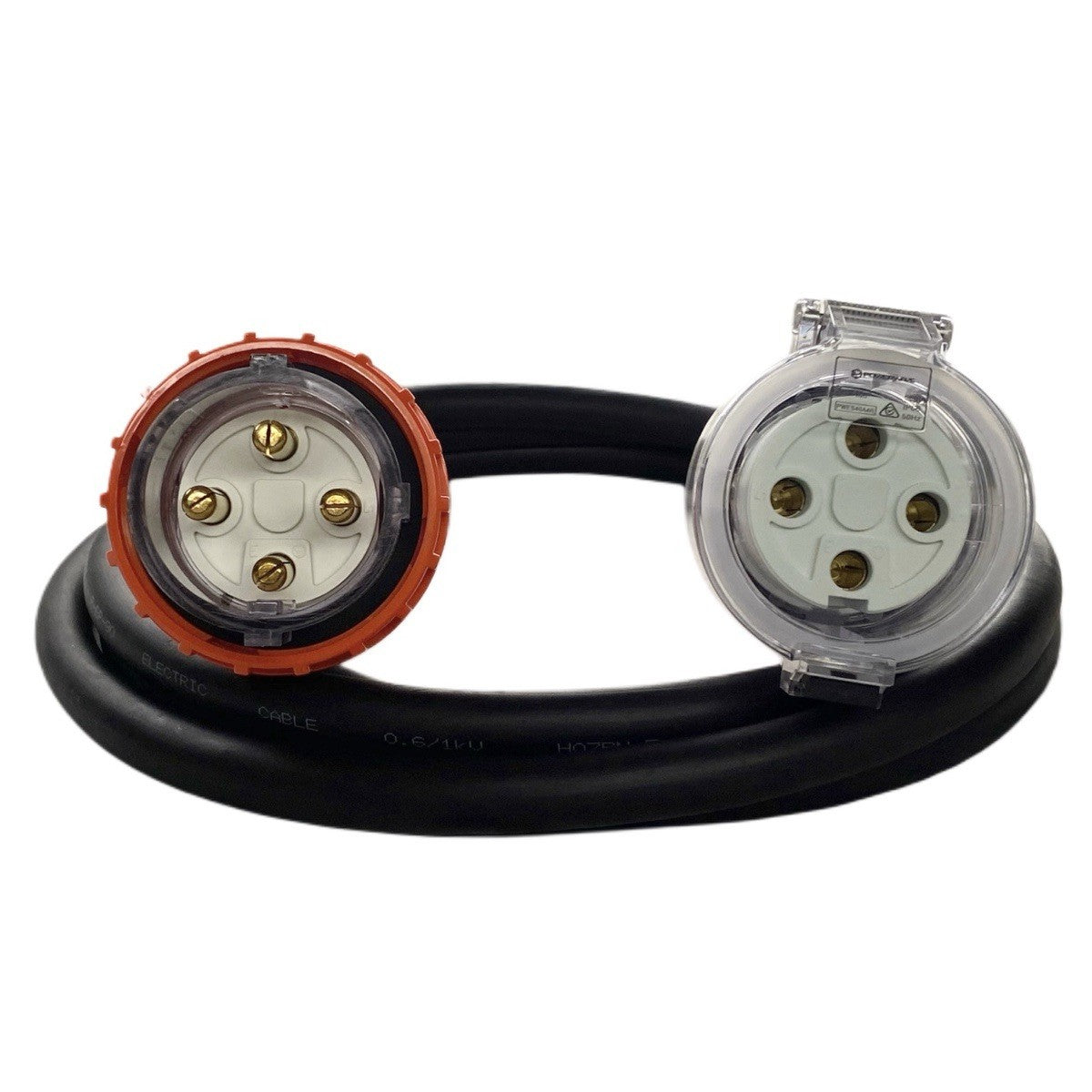 40 Amp 4 Pin Round Three Phase 415V, 10mm² Extension Lead – Resource ...