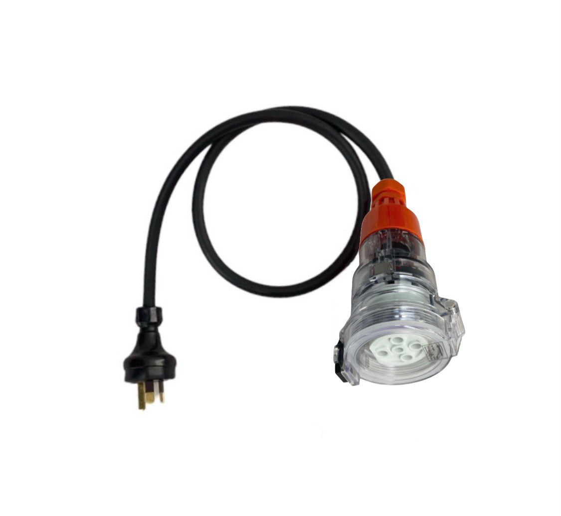 Appliance/Lead Tester 20 Amp 3 Phase 5 Pin Adaptor – Resource Electrical