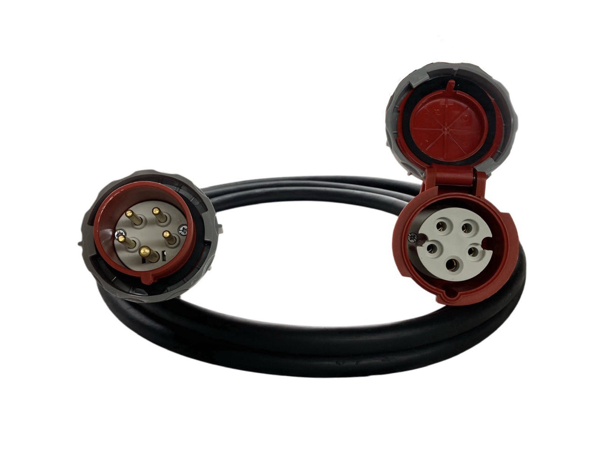 16 Amp 5 Pin Three Phase 415V, CEEform Extension Lead – Resource Electrical