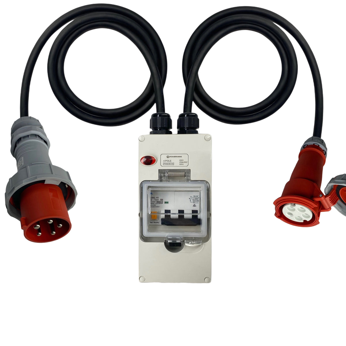 Power Adapter CEEform 63 Amp 5 Pin Three Phase to CEEform 32 Amp 5 pin ...