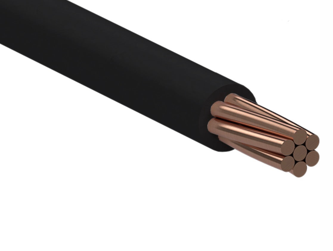 10mm Building Wire Cable Black Per Metre – Resource Electrical
